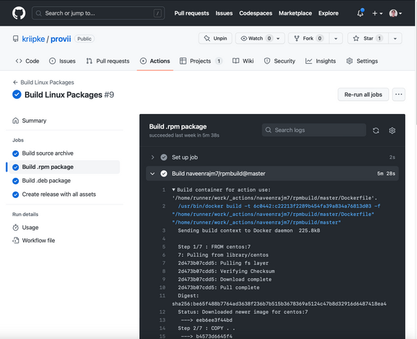 Creating an Automated RPM Build Pipeline using GitHub Actions